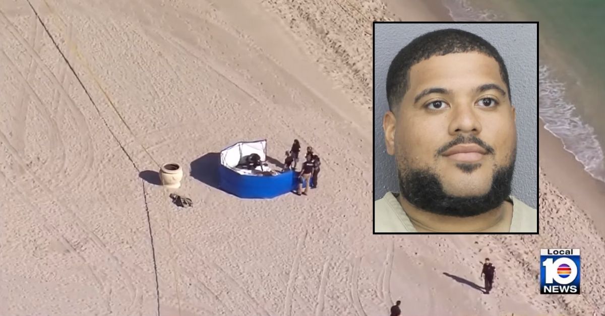 Woman whose body was found wrapped in a white blanket on popular beach ...